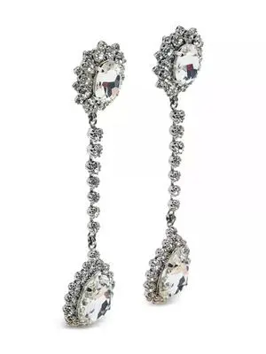 Alessandra Rich Crystal Drop Earrings