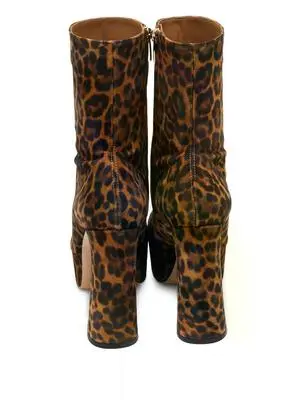 GIANVITO ROSSI Leopard-print Platform Boots