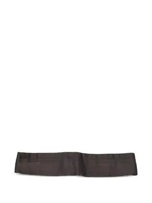 Prada Satin Buckle Cummerbund - Black