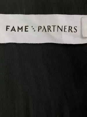 FAME AND PARTNERS Sequin Asymmetrical Midi Dress