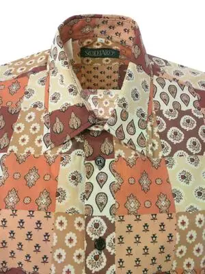 SOULEIADO Patchwork Floral Shirt