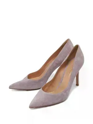 GIANVITO ROSSI Suede Pointed-toe Pumps