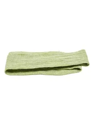 Lisa Marie Fernandez V-neck Linen Skirt Set - Green