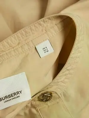 Burberry Monogram Embroidered Mini Dress