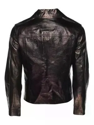 ALLSAINTS Double-breasted Metallic Jacket