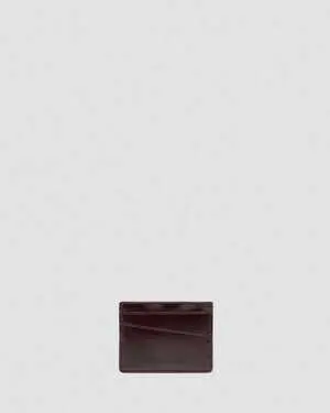 Dr. Martens Cardholder Ii Slg Cherry Oxford Rub Off - Red