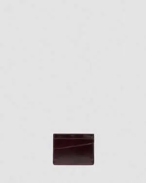 Dr. Martens Cardholder Ii Slg Cherry Oxford Rub Off