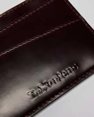 Dr. Martens Cardholder Ii Slg Cherry Oxford Rub Off