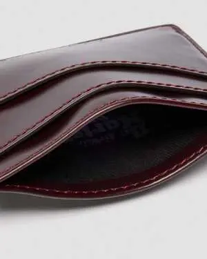 Dr. Martens Cardholder Ii Slg Cherry Oxford Rub Off