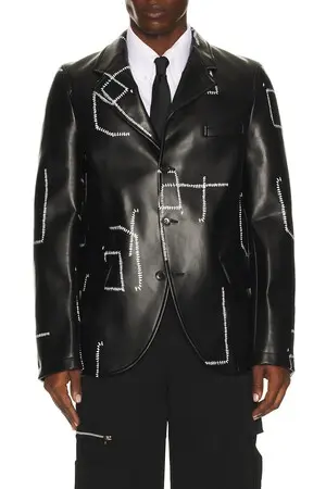 Comme Des Garcons Notched Lapel Outerwear For Men
