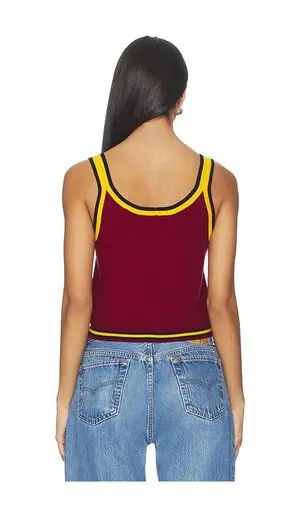 Terez X Miami Heat Crop Knit Tank