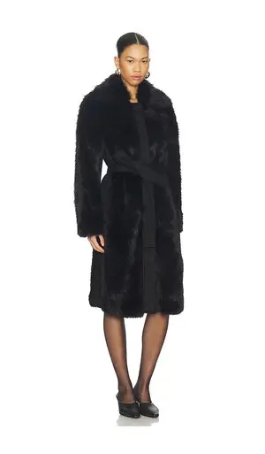 LA LIGNE Alpine Faux Fur Coat