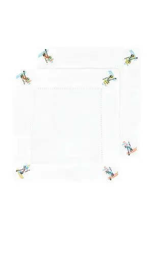 ABBODE Skier Napkin In White - N,a