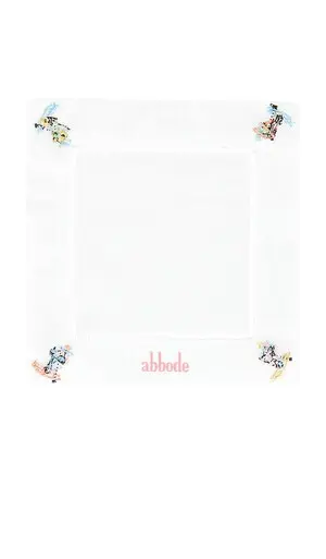 ABBODE Skier Napkin In White