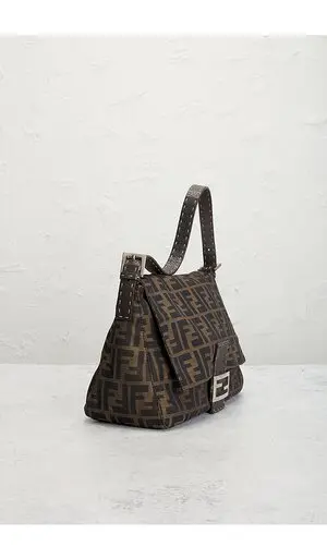 Undefined Fendi Zucca Mama Baguette Shoulder Bag