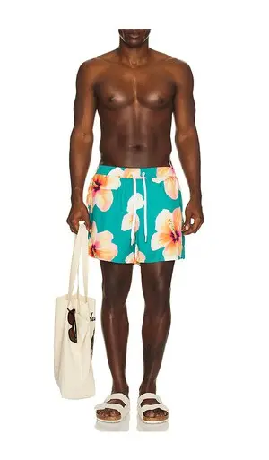 DUVIN DESIGN Bloom Printed Swim Shorts