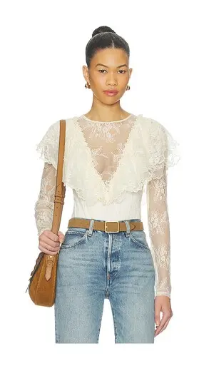 Free People Ruffle Bodysuits