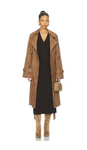 Guest In Residence Tailored Cashmere Vest - Burnt Cocoa