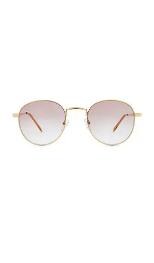 AIRE Rising Sunglasses - Gold Tan & Brown Gradient