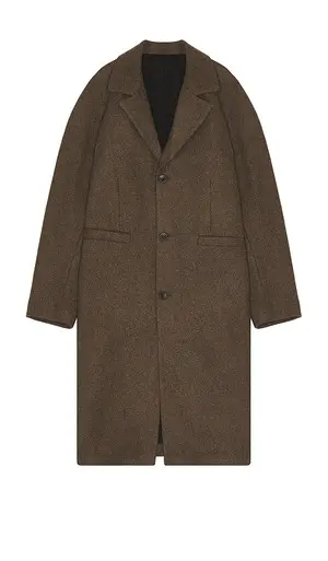 LES DEUX Nicko Melange Wool Coat