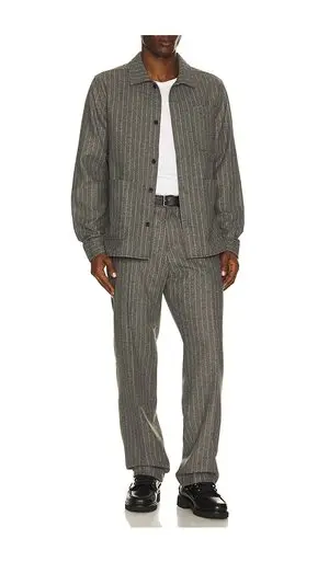 LES DEUX Como Pinstripe Mouline Slacks