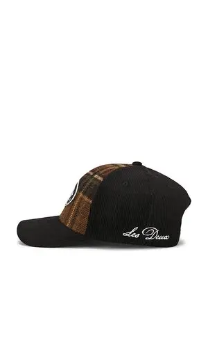 LES DEUX Skyline Patch Check Baseball Cap