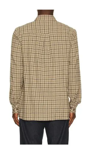 LES DEUX John Check Shirt In Brown