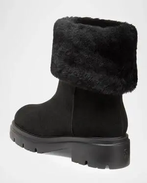 STUART WEITZMAN Hudson Shearling-lined Booties