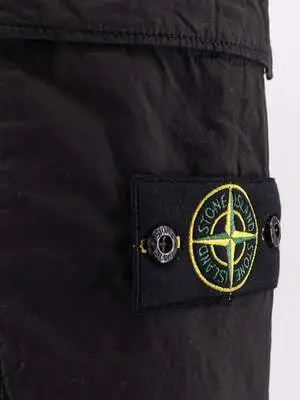 Stone Island Cotton Trousers With Cargo Pockets