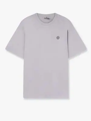 Stone Island Organic Cotton Tshirt - Grey