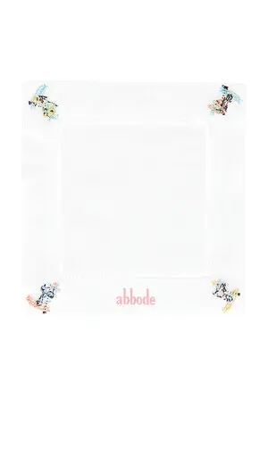 ABBODE Skier Napkin - White