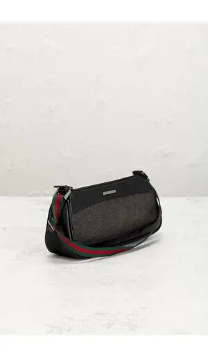 FWRD RENEW Gucci Denim Pochette Shoulder Bag