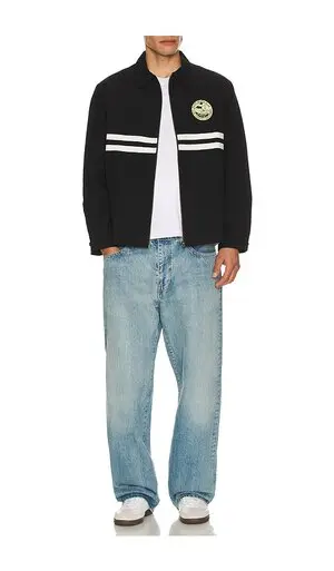 DUVIN DESIGN Embroidered Logo Patch Jacket
