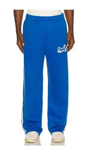 DUVIN DESIGN Oasis Wide Leg Sweatpants In . Also - Blue