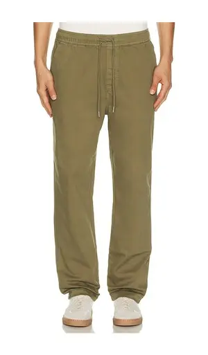Barefoot Dreams Woven Twill Relaxed Pant - Army