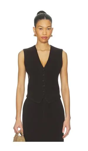 Guest In Residence Tailored Vest - Brown