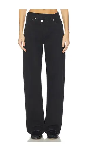 AGOLDE Arc Criss Cross Jeans - Black
