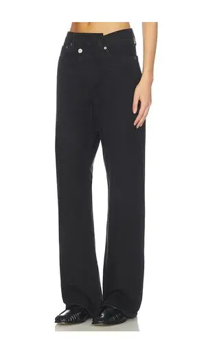 AGOLDE Arc Criss Cross Jeans - Black
