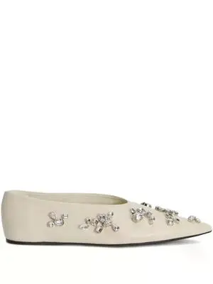 Jil Sander Embellished Flats For Women