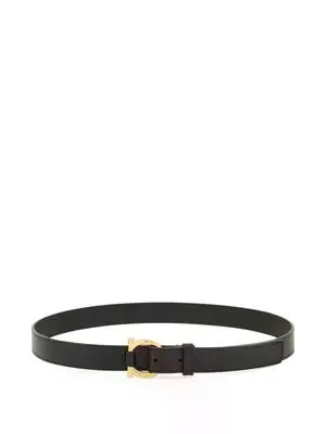 FERRAGAMO Gancini Belt - Black