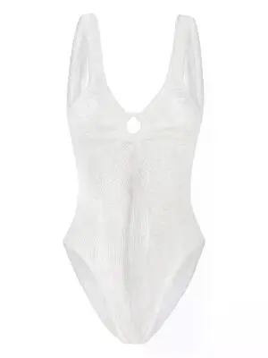 PARAMIDONNA Romana Ring One-piece Swimsuit - White