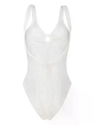 PARAMIDONNA Romana Ring One-piece Swimsuit - White
