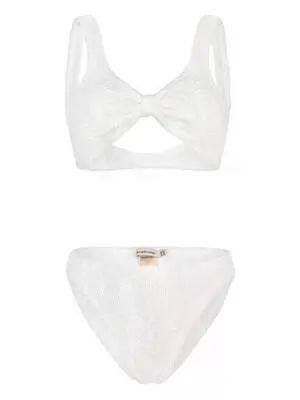 PARAMIDONNA Salma Bow-design Bikini - White