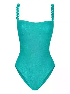 PARAMIDONNA Scarlett Chain-straps Swimsuit - Green