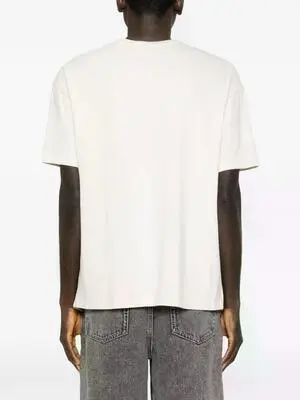 American Vintage Logo-detail T-shirt - Neutrals