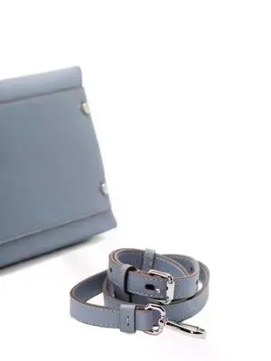 TOD'S T-charm Leather Tote Bag - Blue