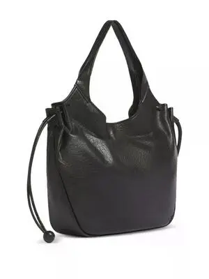 Marni Grained Leather Drawcord Tote Bag