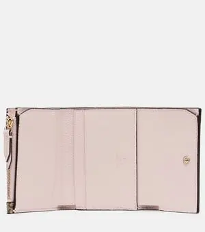 Gucci Gg Marmont Mini Leather-trimmed Wallet