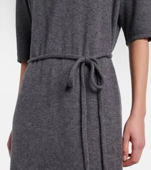 LISA YANG Tilde Belted Maxi Dress - Grey