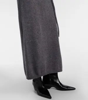LISA YANG Tilde Belted Maxi Dress - Grey
